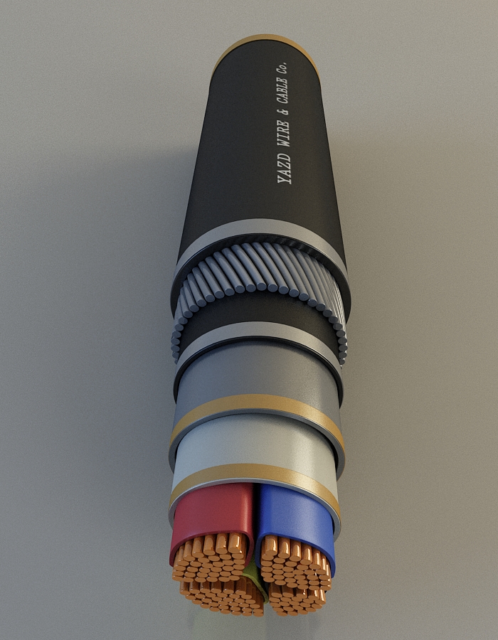 Lead sheathed and armored cables